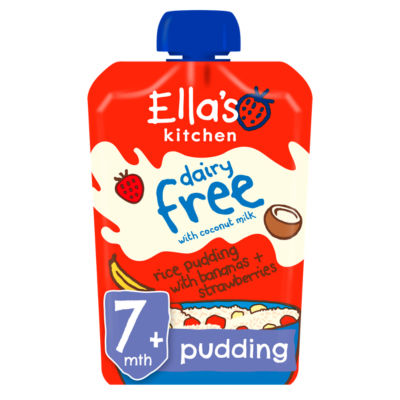 Ella's Kitchen Bananas + Strawberry Rice Pudding with Coconut Milk 7 ...