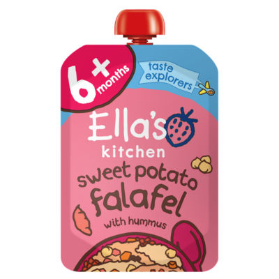 Ella's Kitchen Sweet Potato Falafel with Hummus 6+ Months 100g - ASDA ...