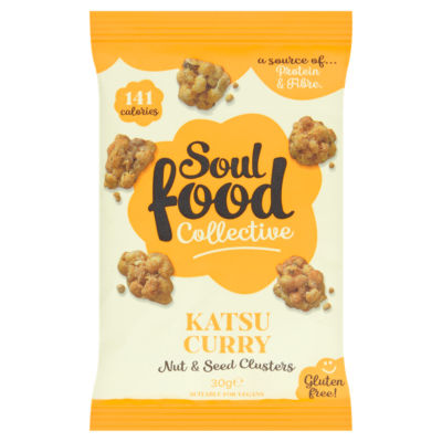 Soul Food Collective Katsu Curry Nut & Seed Clusters 30g - ASDA Groceries