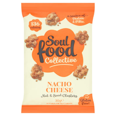 Soul Food Collective Nacho Cheese Nut & Seed Clusters 30g - ASDA Groceries