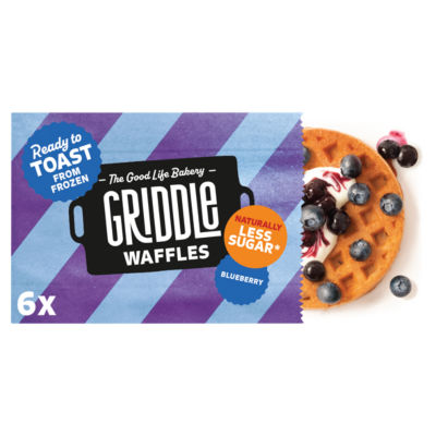 Griddle Bakery 6 Blueberry Waffles 200g - ASDA Groceries