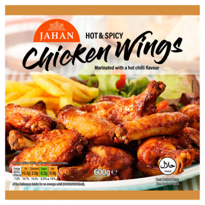 Jahan Hot & Spicy Chicken Wings 600g - ASDA Groceries