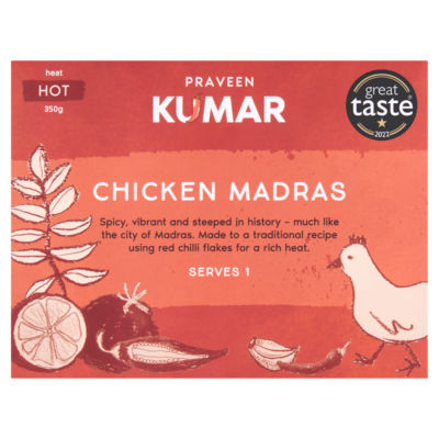 Praveen Kumar Chicken Madras 350g - ASDA Groceries