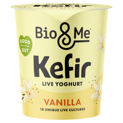 Bio & Me Kefir Live Yoghurt Vanilla 350g - ASDA Groceries
