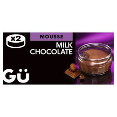 GU Milk Chocolate Mousse 2 x 52g (104g) - ASDA Groceries