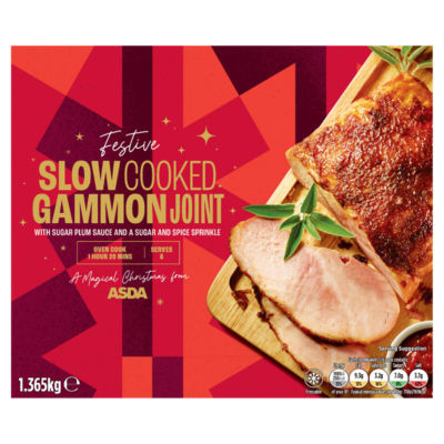 ASDA Slow Cooked Gammon Joint 1.365kg - ASDA Groceries