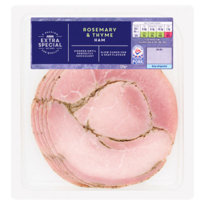 ASDA Extra Special Rosemary & Thyme Ham 120g - ASDA Groceries