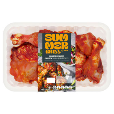 ASDA Summer Grill by Chinese Inspired Chicken Thighs & Drumsticks 700g ...