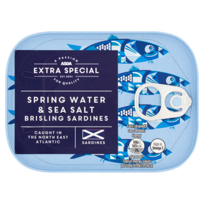 ASDA Extra Special Extra Special Spring Water & Sea Salt Brisling ...
