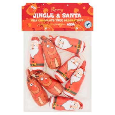 ASDA Milk Chocolate Tree Decorations 110g - ASDA Groceries