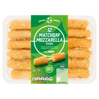 ASDA Merry 12 Mozzarella Sticks 240g - ASDA Groceries