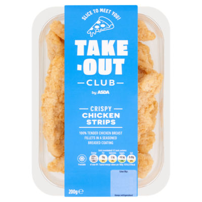 ASDA Take-Out Club Crispy Chicken Strips 200g - ASDA Groceries