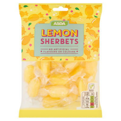 ASDA Lemon Sherbets 250g - ASDA Groceries
