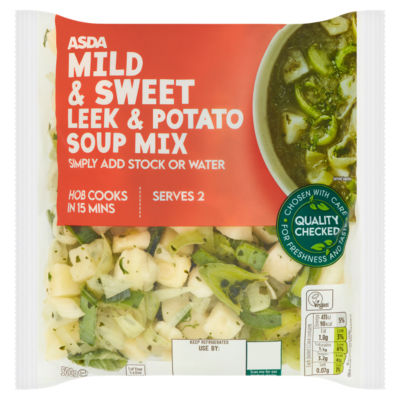 ASDA Mild & Sweet Leek & Potato Soup Mix 500g - ASDA Groceries