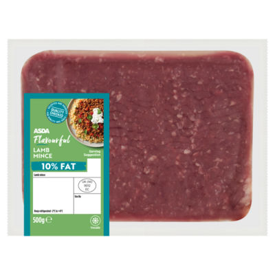 ASDA Flavourful Lamb Mince 10% Fat 500g - ASDA Groceries