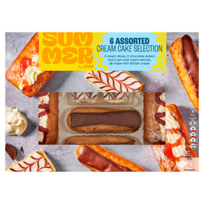 The BAKERY at ASDA The Bakery at 6 Assorted Cream Cake Selection - ASDA ...