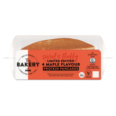 The BAKERY at ASDA The Bakery Limited Edition 4 Maple Flavour Protein ...