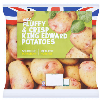ASDA Fluffy & Crisp King Edward Potatoes 2kg - ASDA Groceries