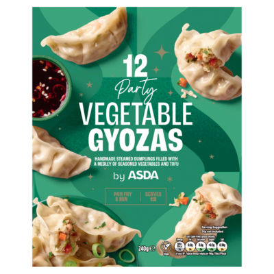 ASDA 12 Party Vegetable Gyozas 240g - ASDA Groceries