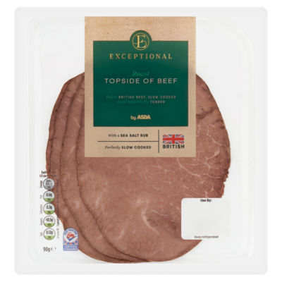 Exceptional by ASDA Roast Topside of Beef 90g - ASDA Groceries
