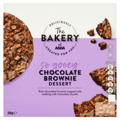 The BAKERY at ASDA The Bakery Chocolate Brownie Dessert 300g - ASDA ...