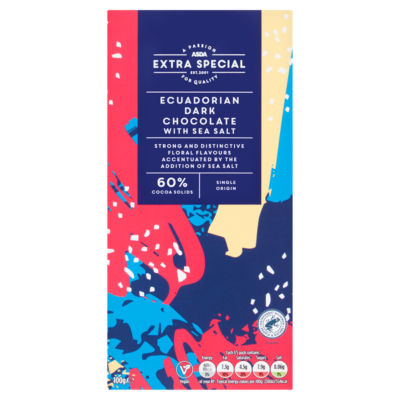 ASDA Extra Special Ecuadorian Dark Chocolate with Sea Salt 100g - ASDA ...