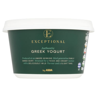 Exceptional by ASDA Authentic Greek Yogurt 500g - ASDA Groceries