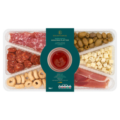 Exceptional by ASDA Mediterranean Grazing Platter 500g - ASDA Groceries