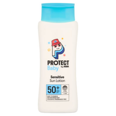 ASDA Protect Baby by ASDA Sensitive Sun Lotion SPF50+ Very High 200ml ...