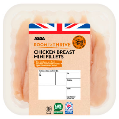 ASDA Room to Thrive Chicken Breast Mini Fillets - ASDA Groceries