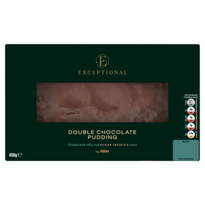 Exceptional by ASDA Double Chocolate Pudding 400g - ASDA Groceries