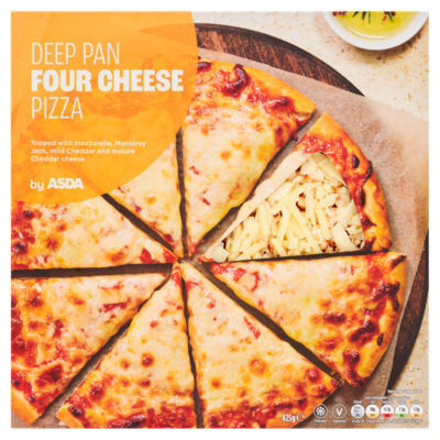 ASDA Deep Pan Four Cheese Pizza 425g - ASDA Groceries