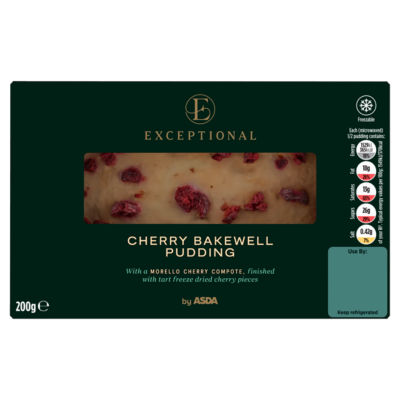 Exceptional by ASDA Cherry Bakewell Pudding 200g - ASDA Groceries