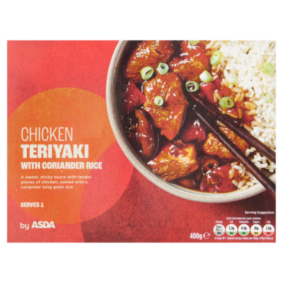 ASDA Chicken Teriyaki with Coriander Rice 400g - ASDA Groceries