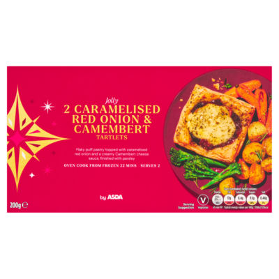 ASDA 2 Jolly Caramelised Red Onion & Camembert Tartlets 200g - ASDA ...