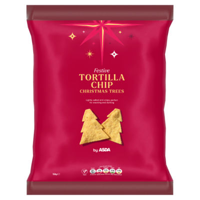 ASDA Festive Tortilla Chip Christmas Trees 150g - ASDA Groceries