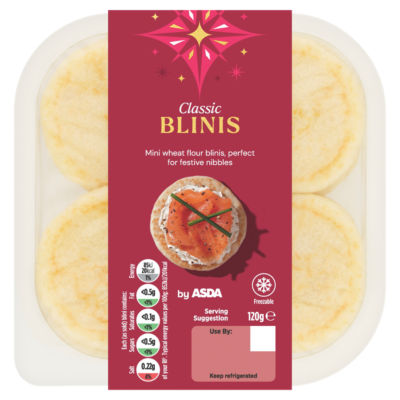 ASDA Classic Blinis 120g - ASDA Groceries
