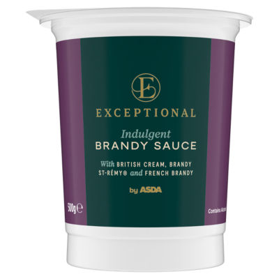 Exceptional by ASDA Indulgent Brandy Sauce 500g - ASDA Groceries