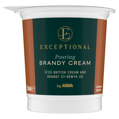 Exceptional by ASDA Pouring Brandy Cream 250 ml - ASDA Groceries
