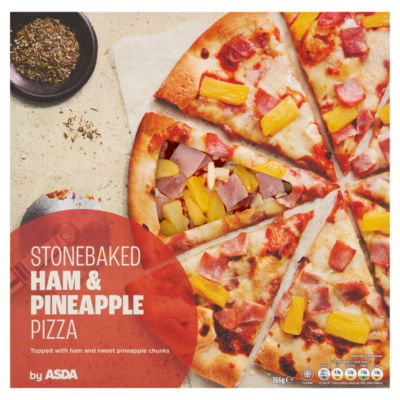 ASDA Stonebaked Ham & Pineapple Pizza 366g - ASDA Groceries