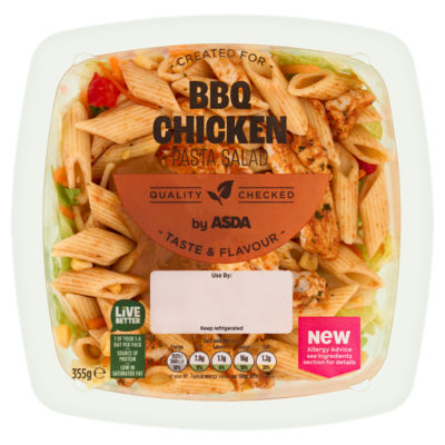 ASDA Sweet & Smoky BBQ Chicken Pasta Salad 355g - ASDA Groceries