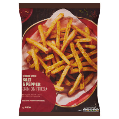 ASDA Chinese Style Salt & Pepper Skin-On Fries 750g - ASDA Groceries