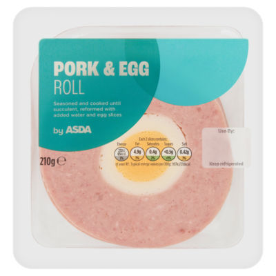 ASDA Pork & Egg Roll 210g - ASDA Groceries