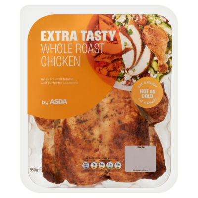 ASDA Extra Tasty Whole Roast Chicken 950g - ASDA Groceries