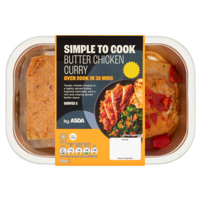ASDA Simple to Cook Butter Chicken Curry 350g - ASDA Groceries