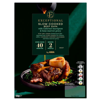 ASDA Exceptional by Slow Cooked Beef Shin with Cabernet Sauvignon ...