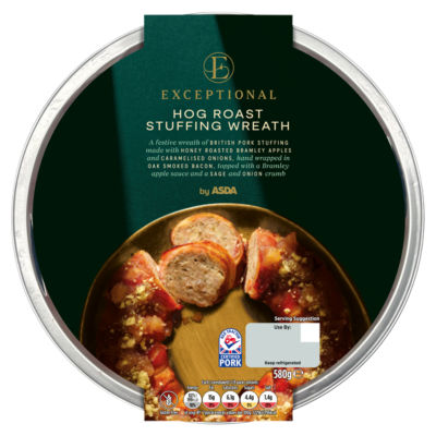 Exceptional by ASDA Hog Roast Stuffing Wreath 580g - ASDA Groceries