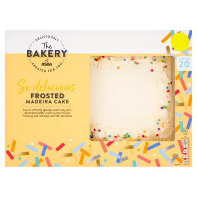 The BAKERY at ASDA The Bakery at Frosted Madeira Cake - ASDA Groceries