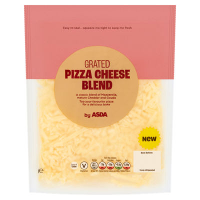 ASDA Grated Pizza Cheese Blend 200g - ASDA Groceries