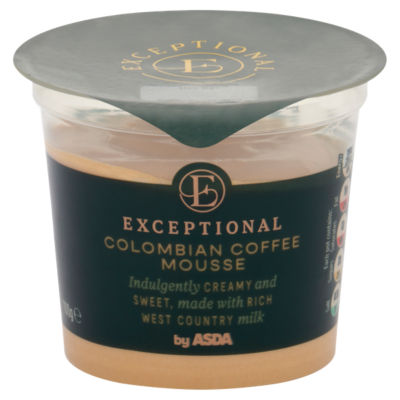 Exceptional by ASDA Exceptional by Colombian Coffee Mousse 100g - ASDA ...